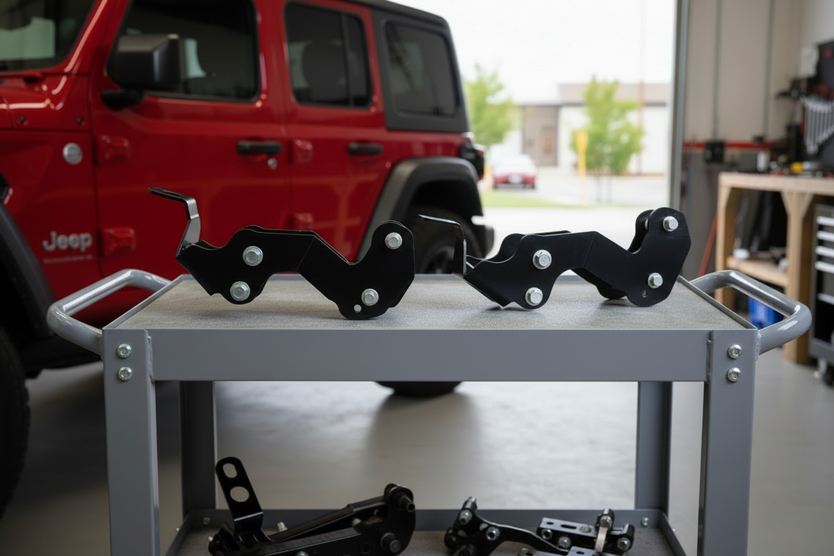 Steer Smarts Geometry Correction Brackets for the JK, JL, and JT Jeep